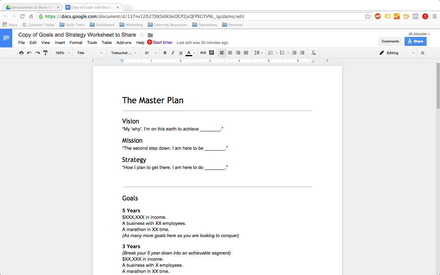 How to Organize and Dominate your Life with Google Drive